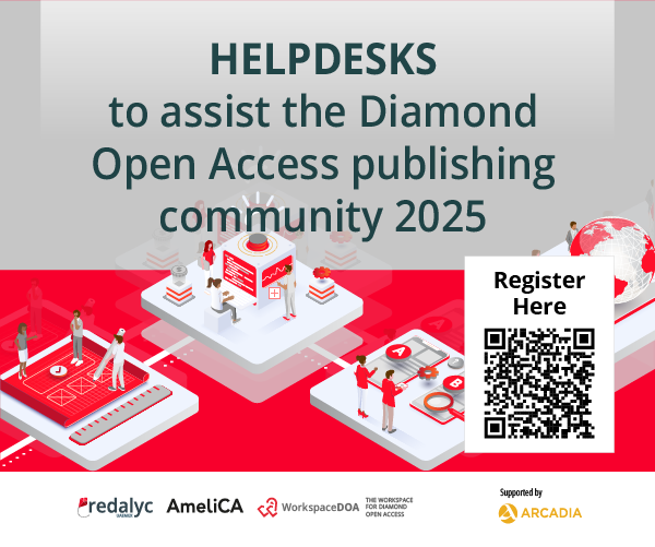 Helpdesks to assist the Diamond Open Access publishing community 2025 - AmeliCA